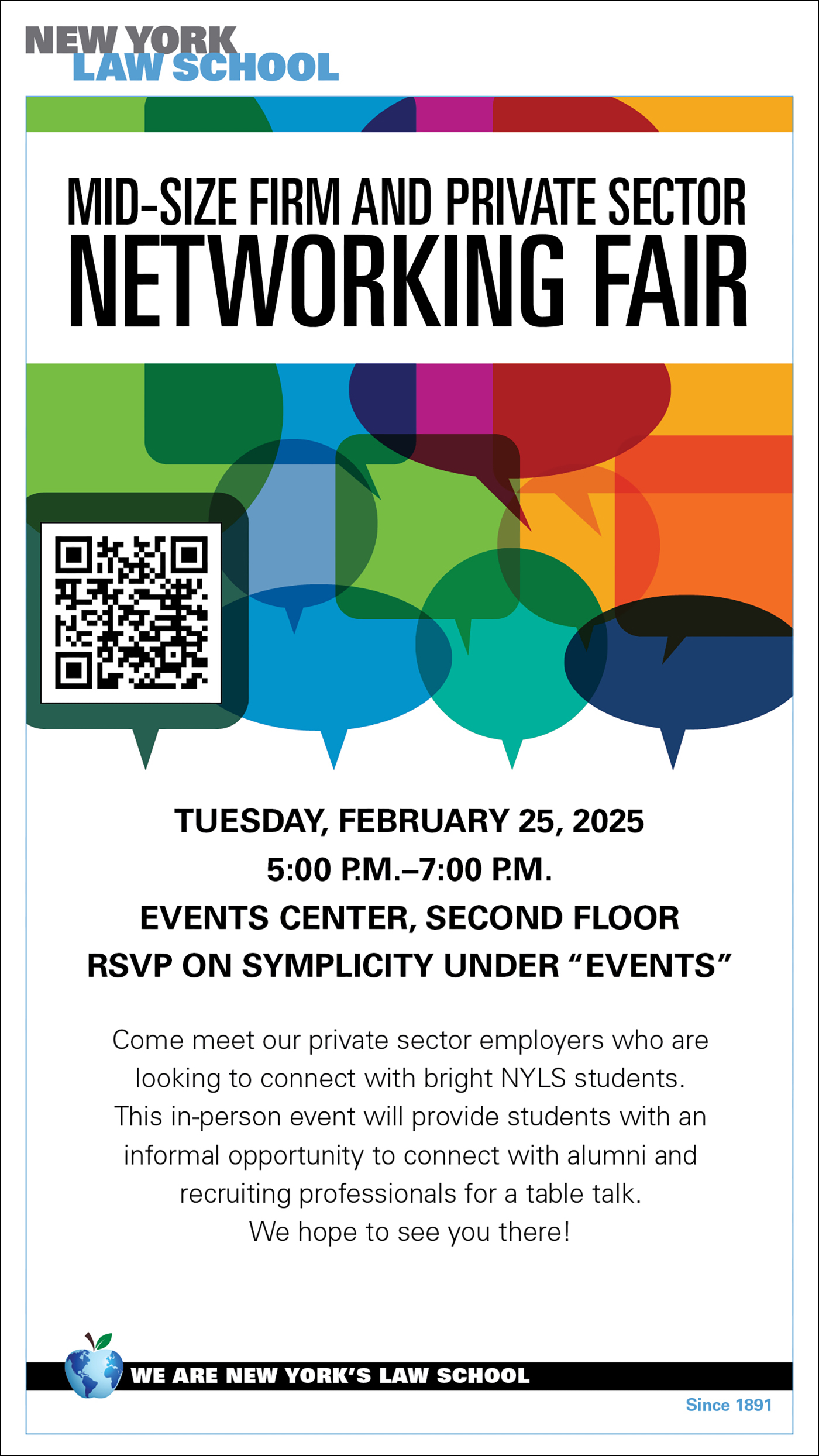 Mid-Size Firm and Private Sector Networking Fair - New York Law School
