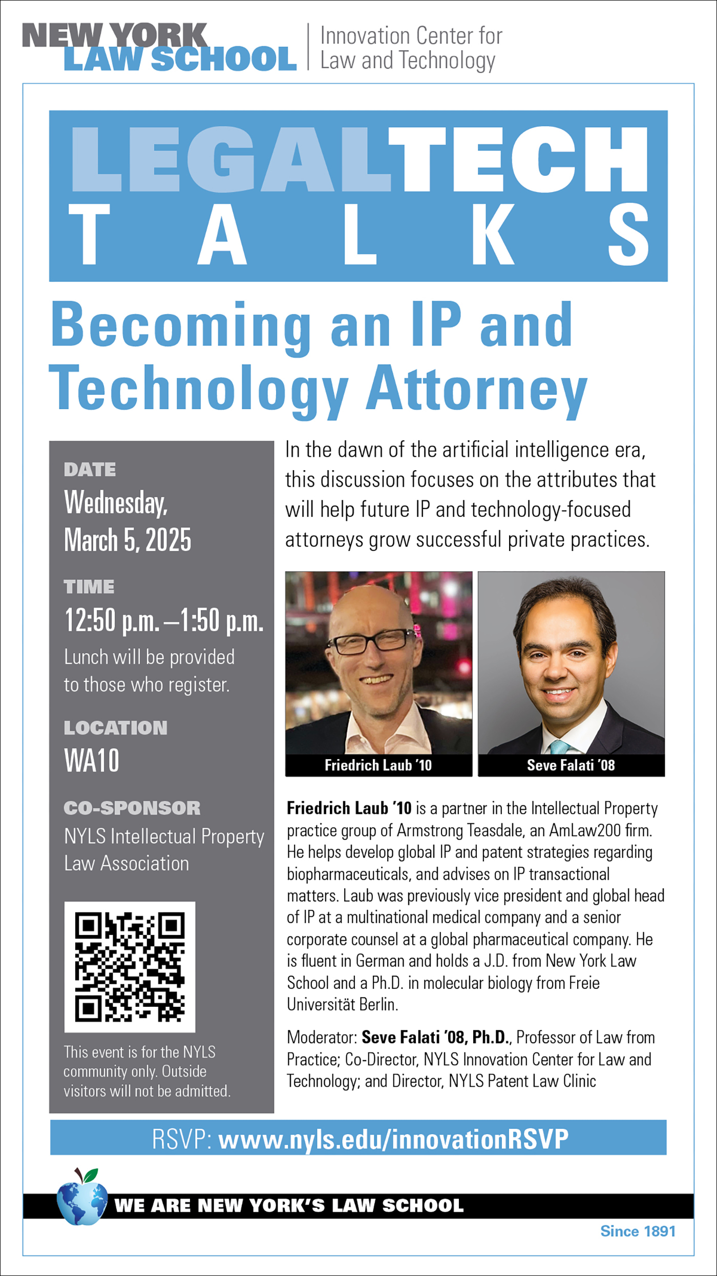 (LegalTech Talks) Becoming an IP and Technology Attorney - New York Law ...
